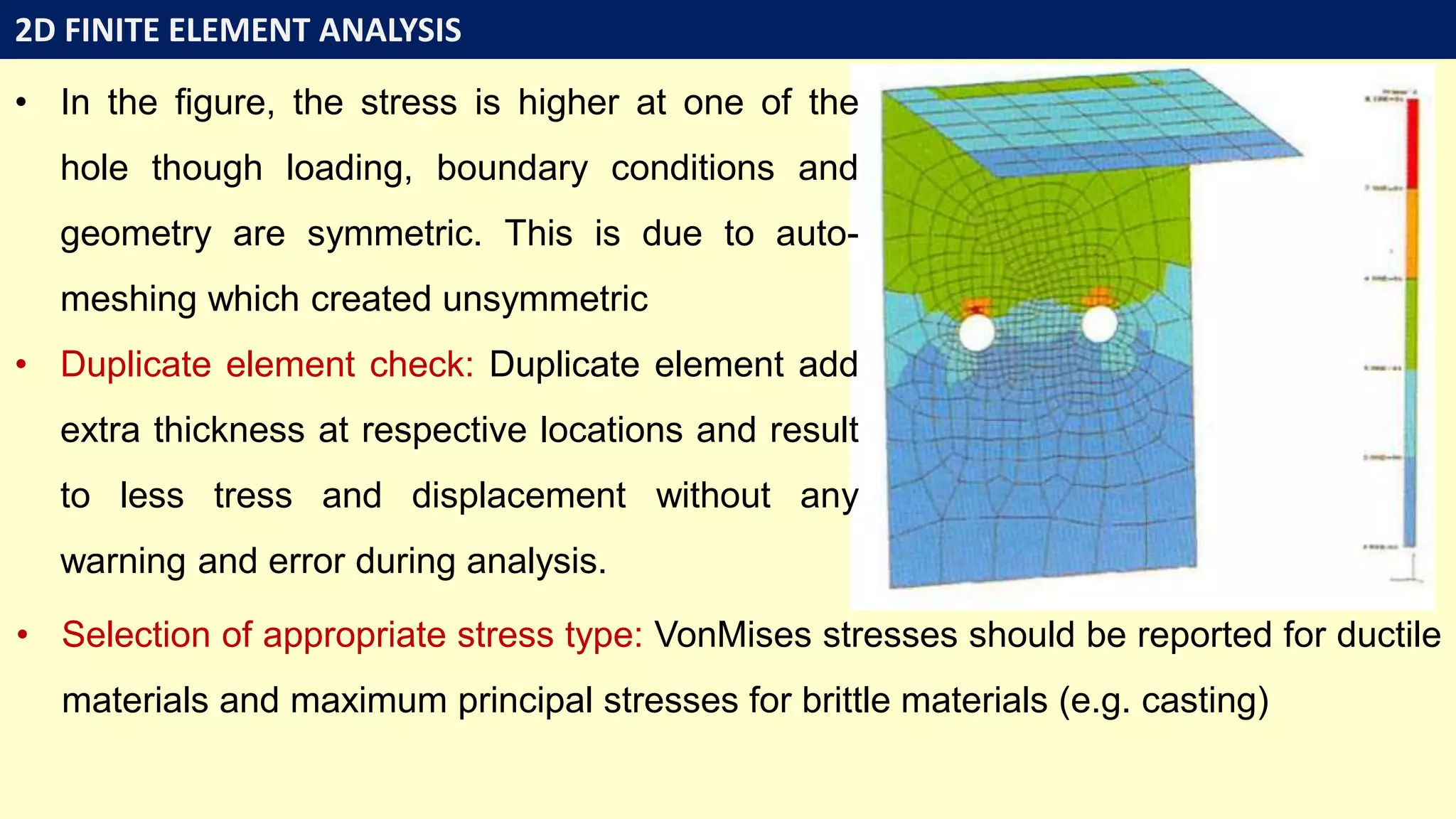 2d Finite Element Analysispptx Physics Science