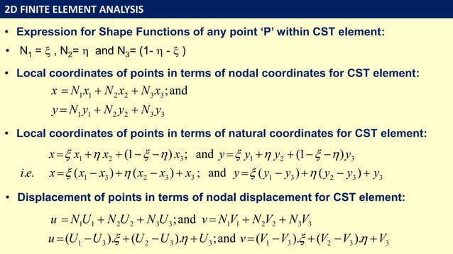 2D Finite Element Analysis.pptx | Physics | Science