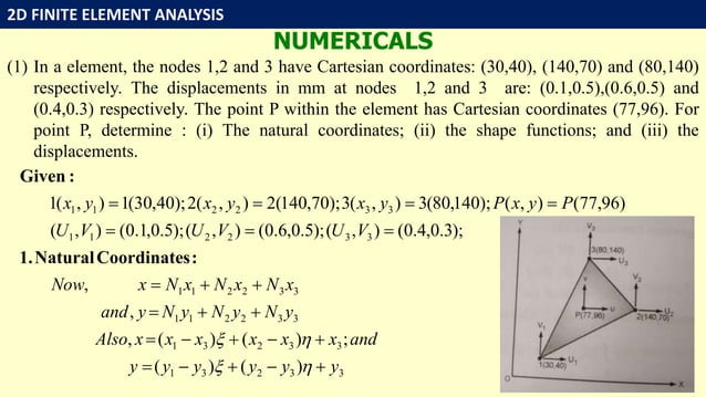 2D Finite Element Analysis.pptx | Physics | Science