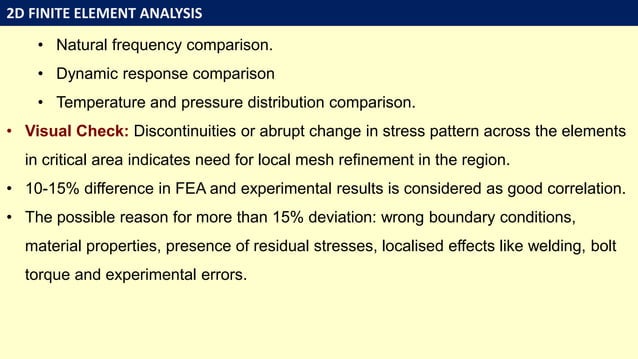 2D Finite Element Analysis.pptx | Physics | Science