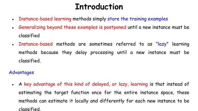 Instance Learning and Genetic Algorithm by Dr.C.R.Dhivyaa Kongu ...