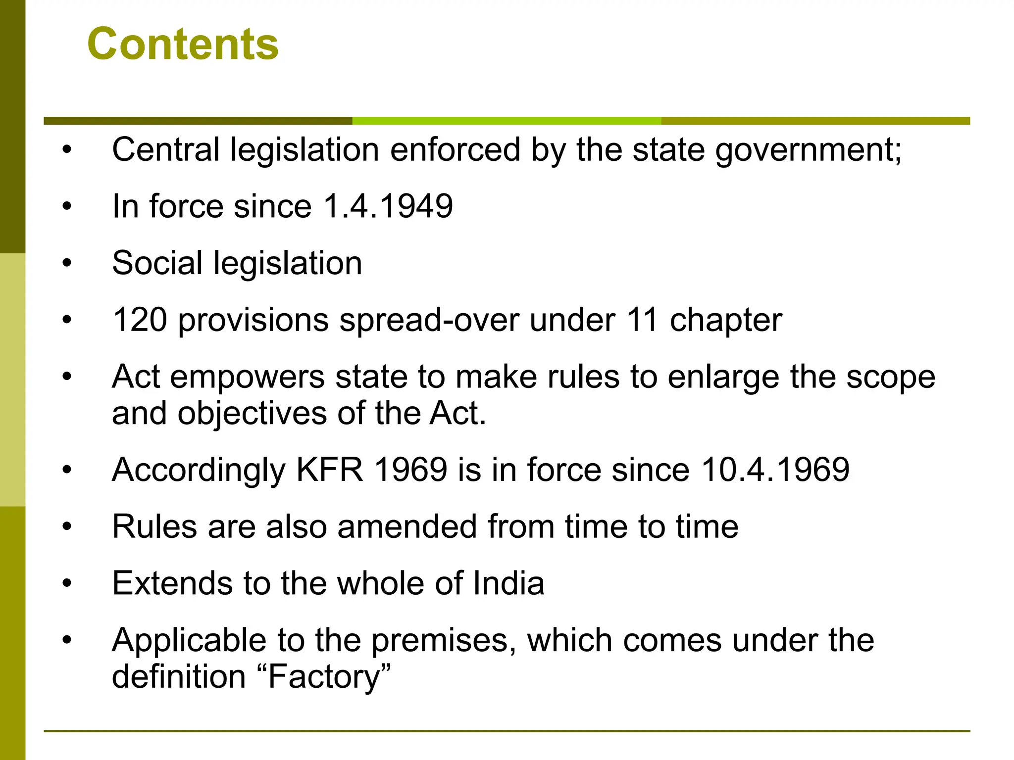 UNIT IV Acts an Rules-Factories Act-1948.pptx