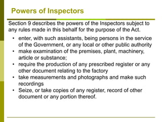 UNIT IV Acts an Rules-Factories Act-1948.pptx