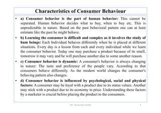 Unit IV AMM- Consumer Behaviour Analysis | PDF