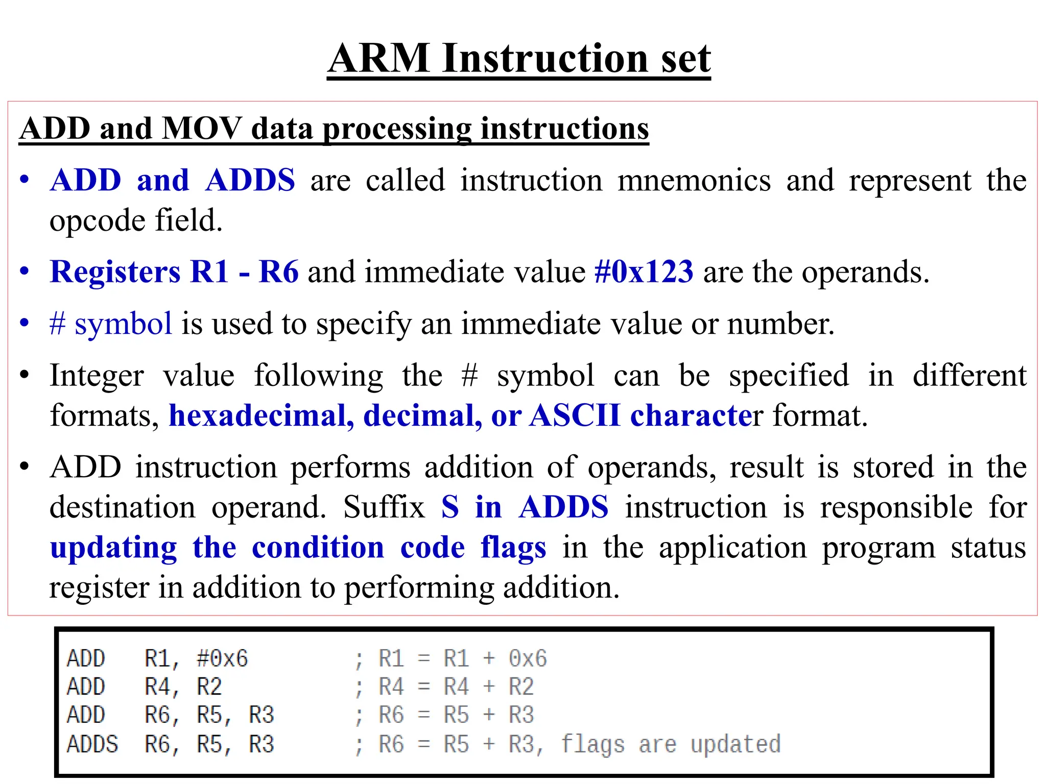 unit IV ARM processor instruction set.ppt