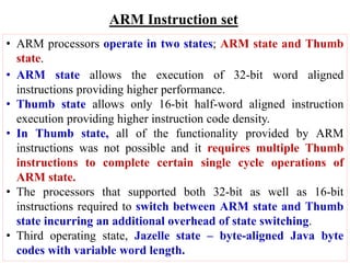 unit IV ARM processor instruction set.ppt