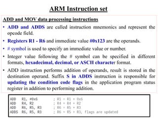unit IV ARM processor instruction set.ppt