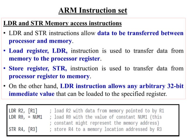 unit IV ARM processor instruction set.ppt