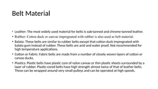 UNIT IV Belt and chain drives.pptxmmmmmmm | PPT