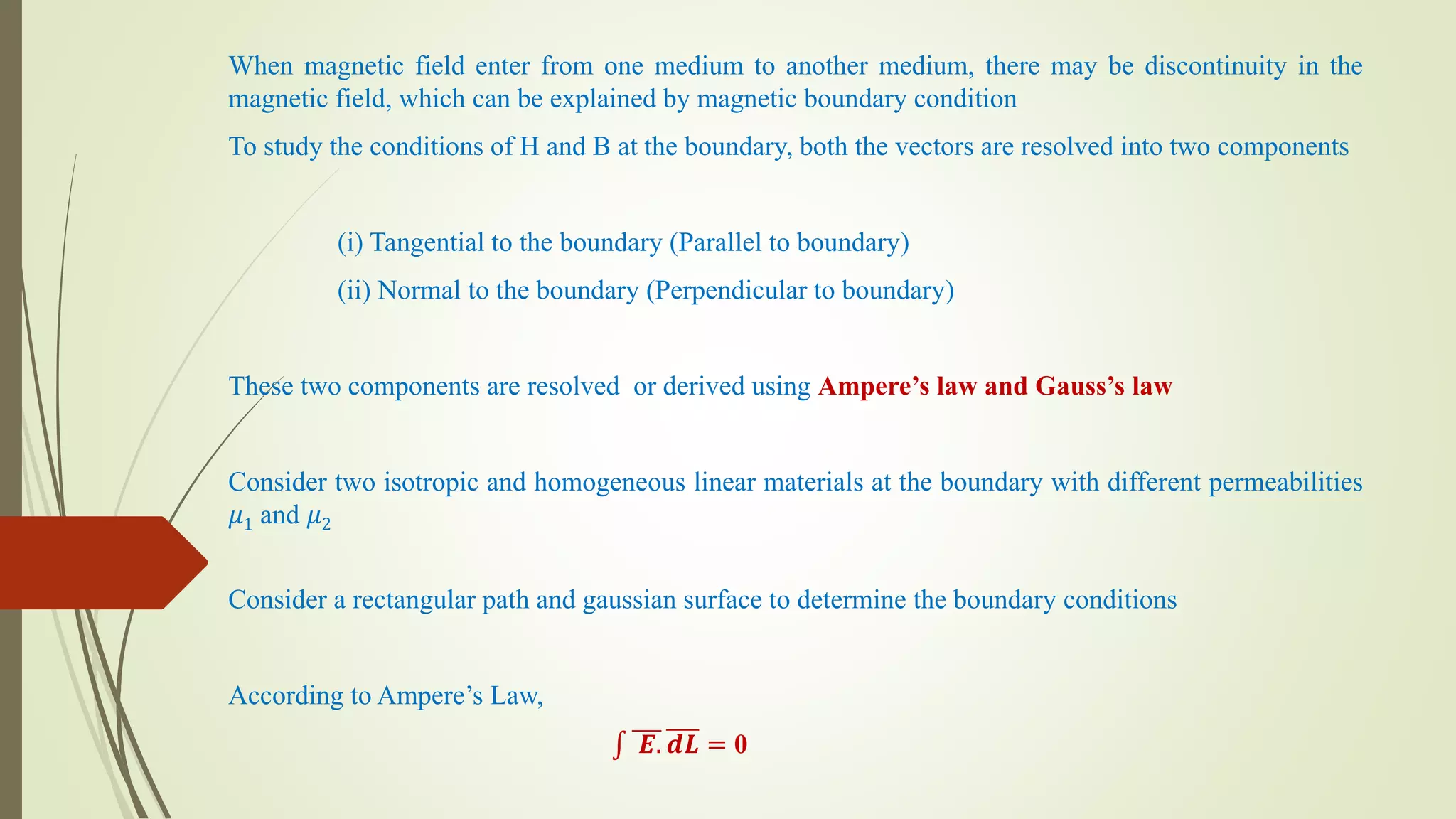 Unit IV Boundary Conditions | PPTX