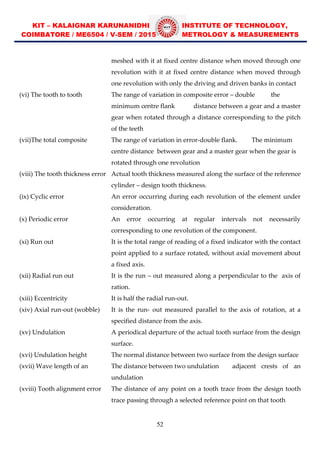 Unit IV form measurements | PDF