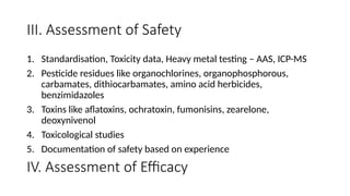 UNIT IV HDT.pptx Herbal Drug Technology. | PPTX