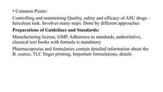 UNIT IV HDT.pptx Herbal Drug Technology. | PPTX
