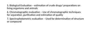 UNIT IV HDT.pptx Herbal Drug Technology. | PPTX