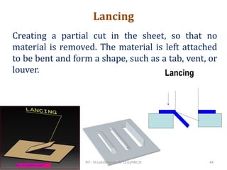 SHEET METAL PROCESSES | PDF