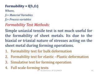 SHEET METAL PROCESSES | PDF