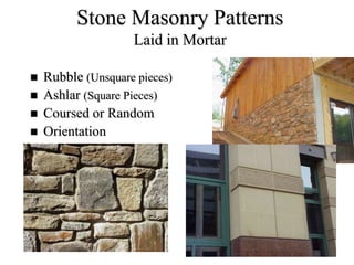 Unit IV Masonry Introduction.ppt