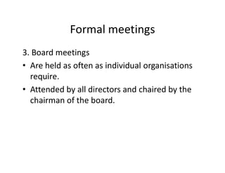 Unit- IV Meetings & Minute - Company Law | PDF