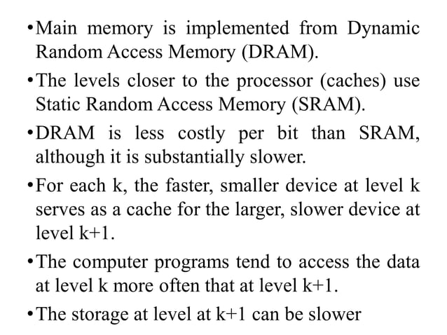 Unit Iv Memory And Io Organization Pdf Data Storage And Warehousing Computing