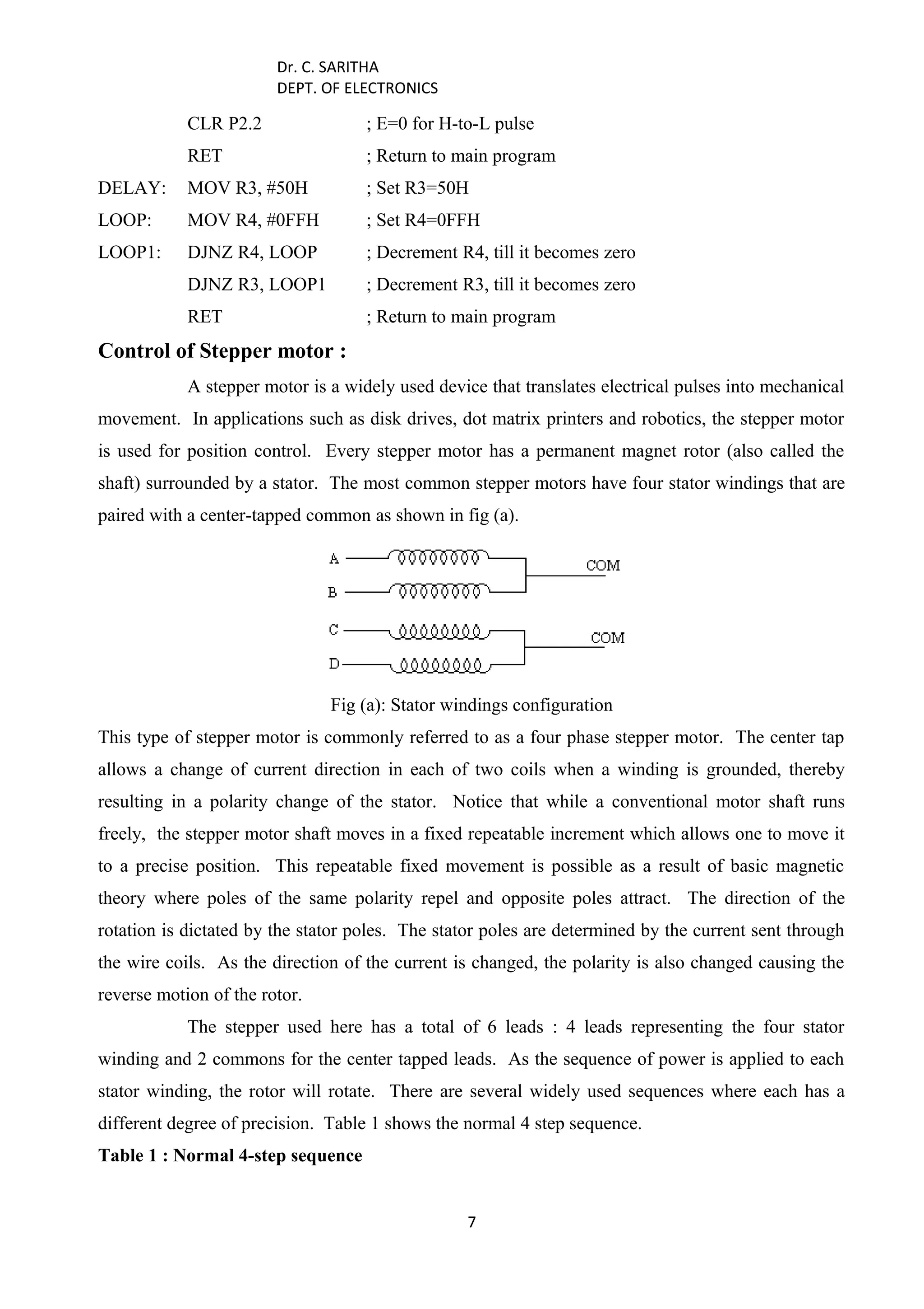 Unit iv microcontrollers final | PDF