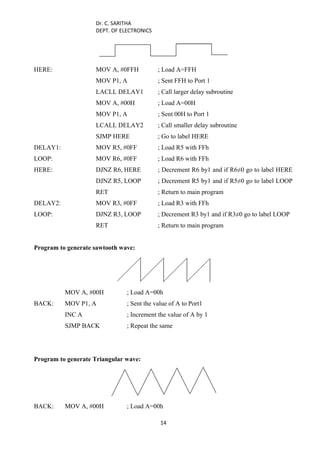 Unit iv microcontrollers final | PDF