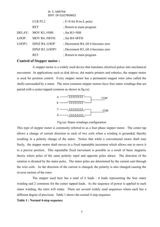 Unit iv microcontrollers final | PDF