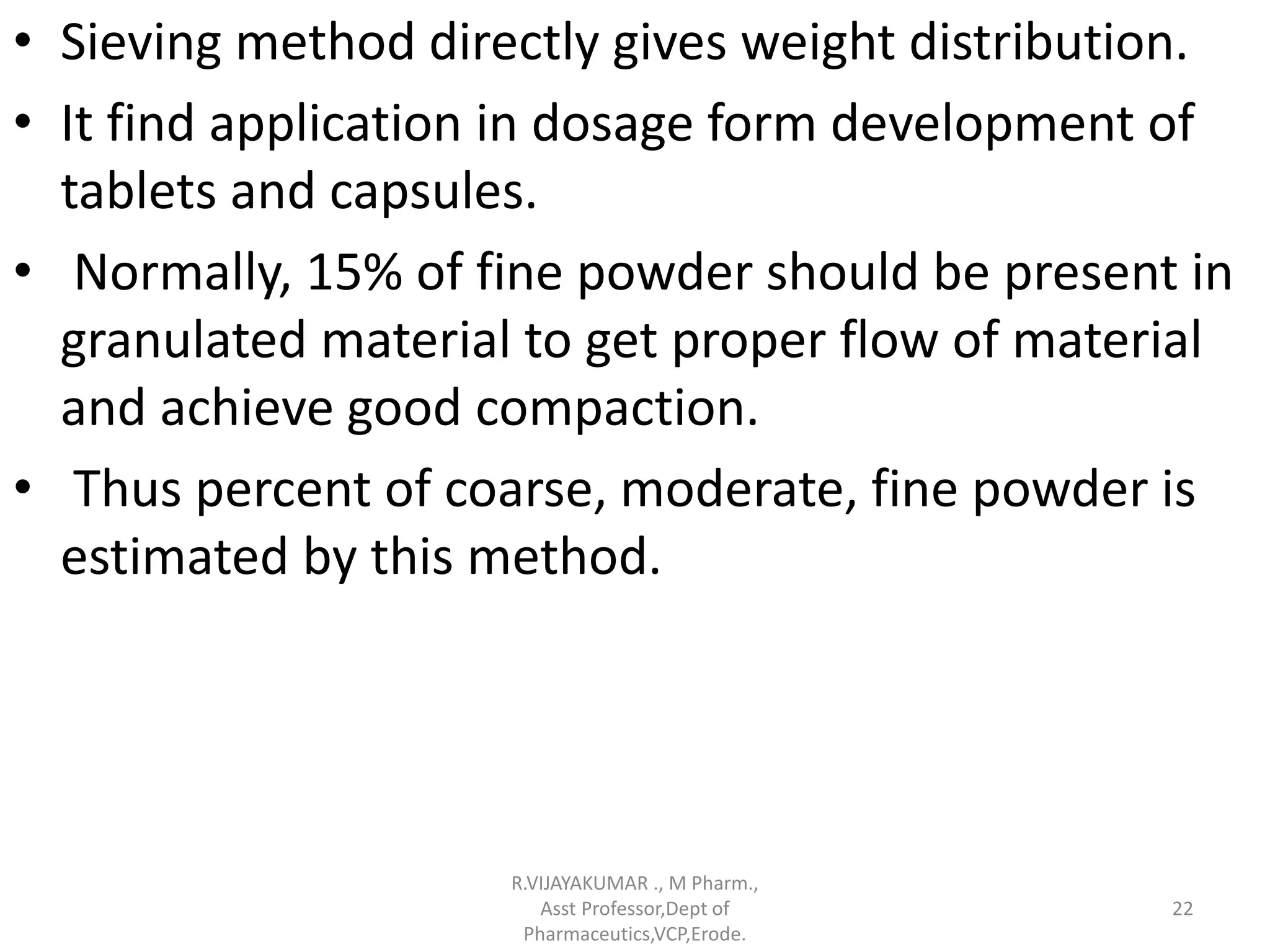 Unit IV MICROMERITICS | PPTX