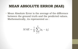 UNIT IV MODEL EVALUATION and sequences.pptx