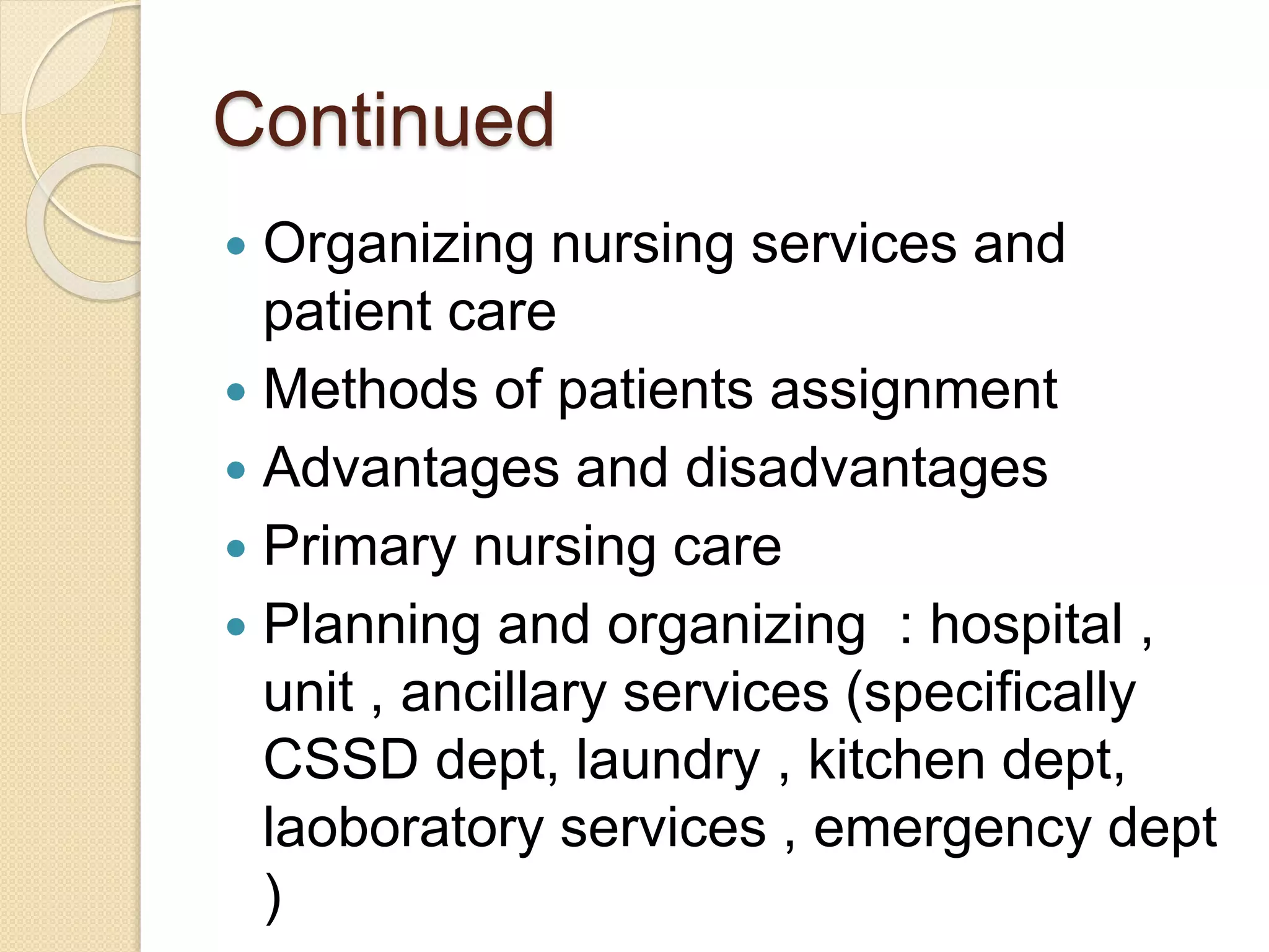 Unit –IV Nursing Management oragnization M,Sc II year 2023.pptx
