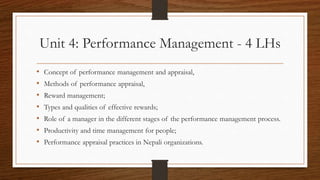 Unit IV Performance Management 4 LHs..pptx