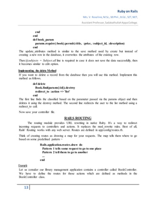 Ruby on Rails | DOCX | Databases | Computer Software and Applications