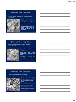 Unit iv remote sensing | PDF