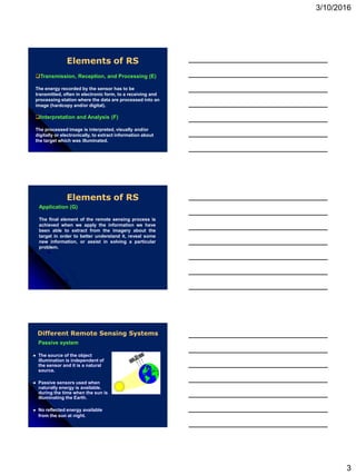 Unit iv remote sensing | PDF