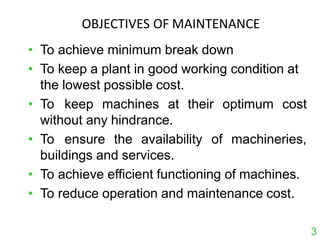 Unit iv replacement and maintenence analysis | PPTX