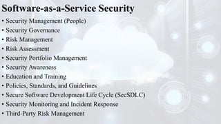 UNIT IV RESOURCE MANAGEMENT AND SECURITY IN CLOUD | PPTX