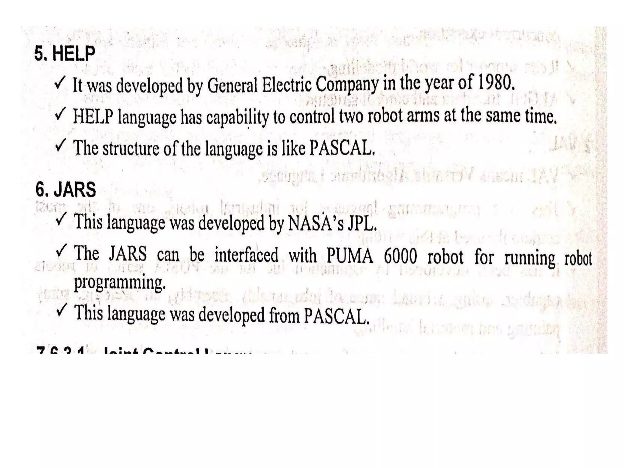 Unit iv robot programming | PDF | Robotics | Technology & Computing