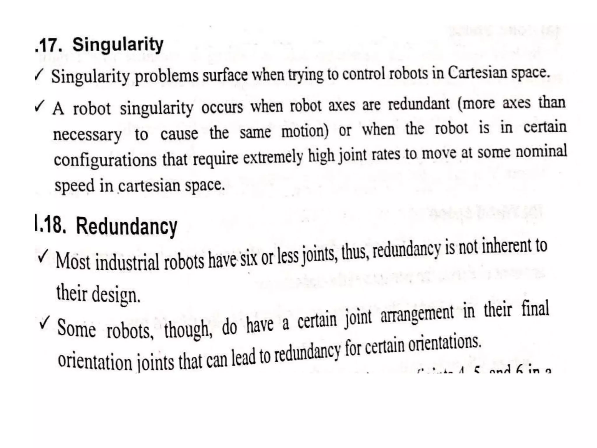 Unit IV robotics-- Kinematics | PDF