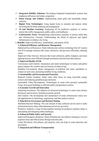 Smart Cities Planning and Management UNIT4 NOTES | PDF