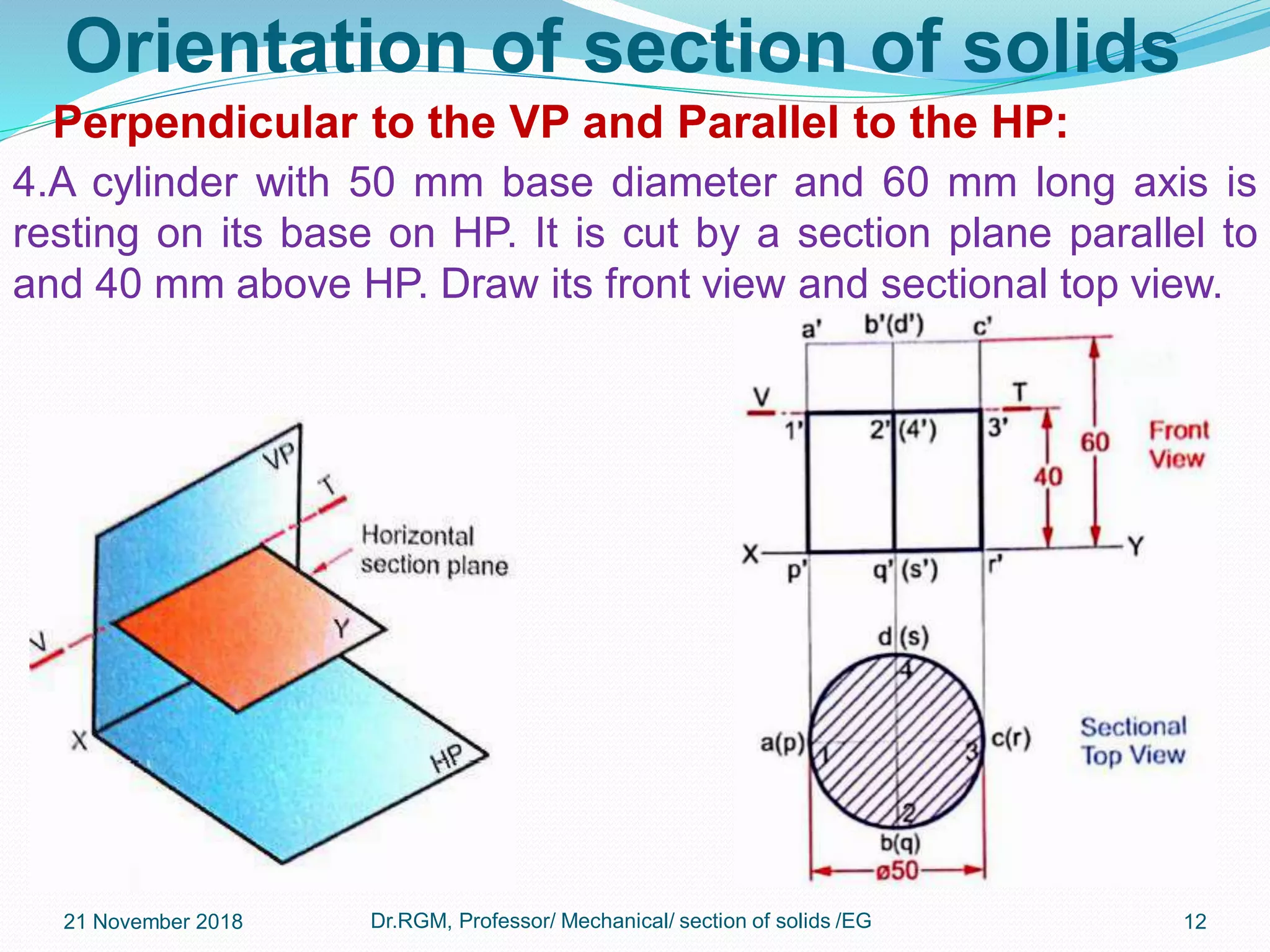 Unit iv section of solids | PDF