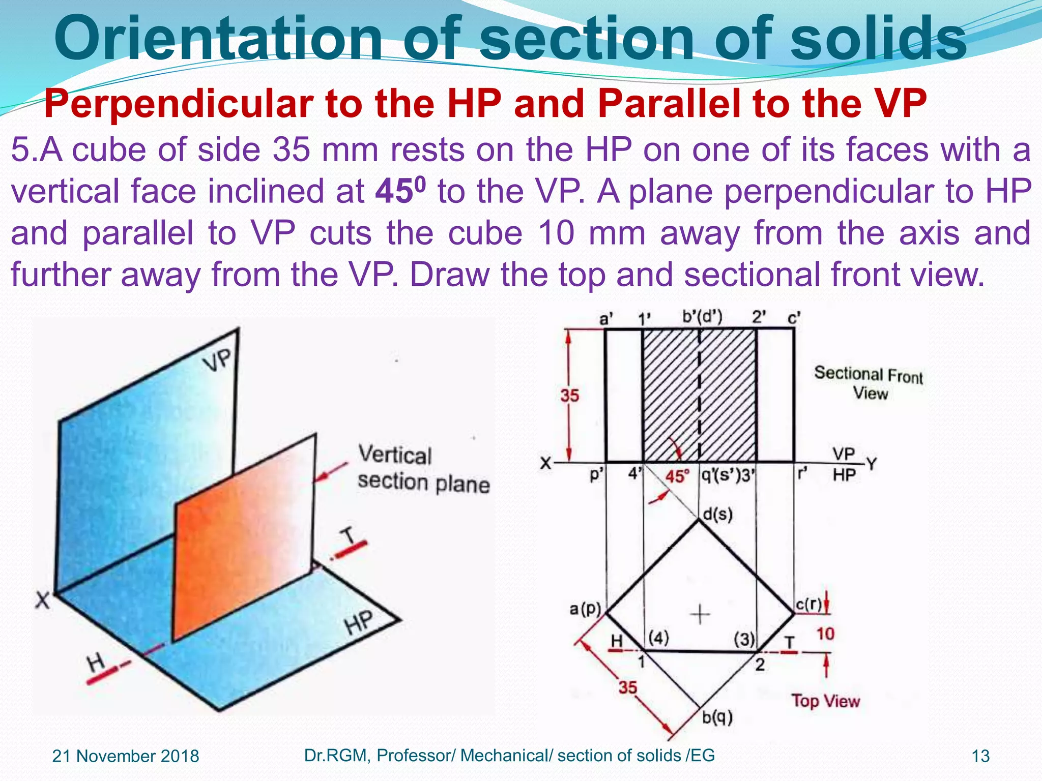 Unit iv section of solids | PDF