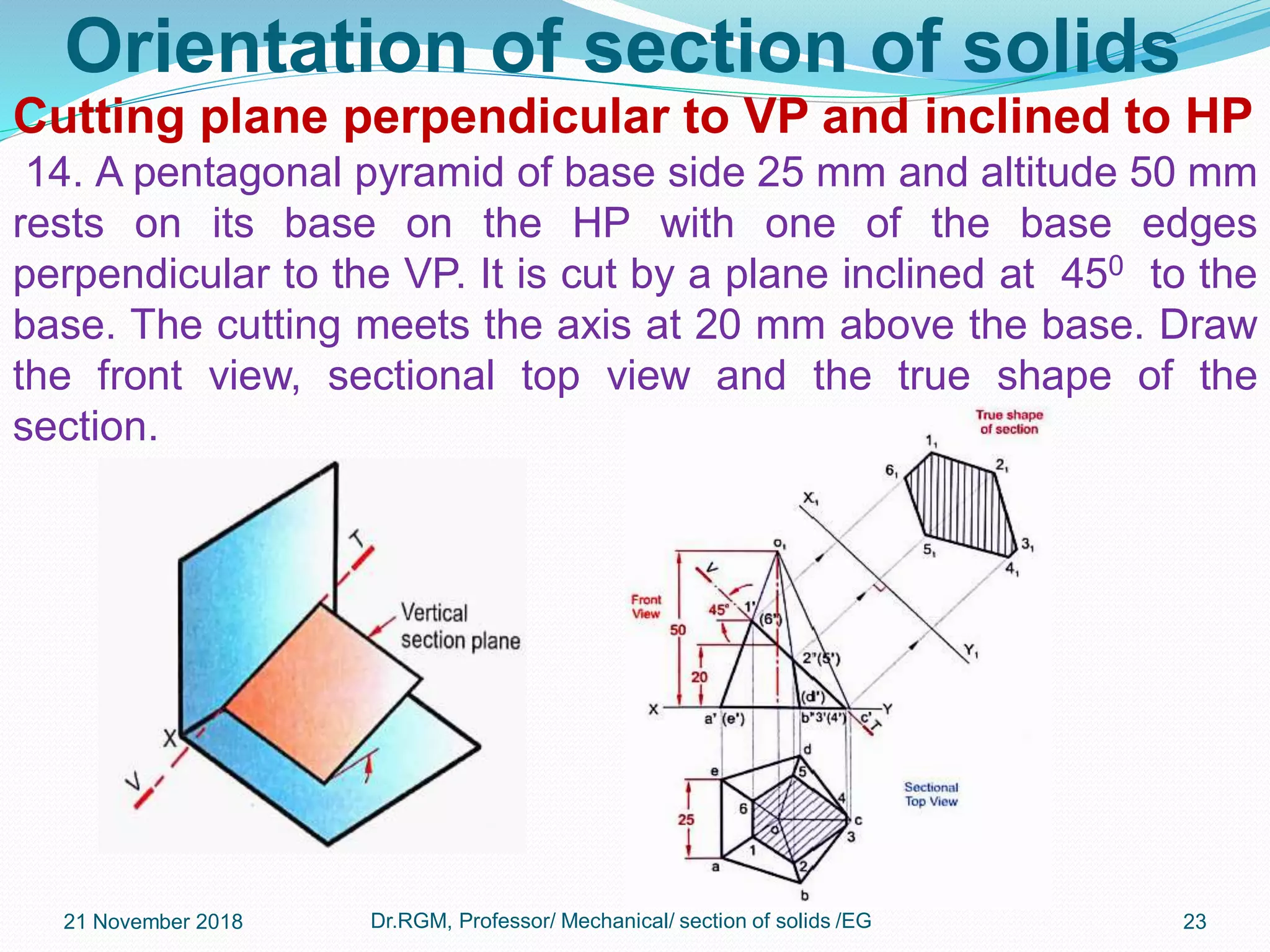 Unit iv section of solids | PDF