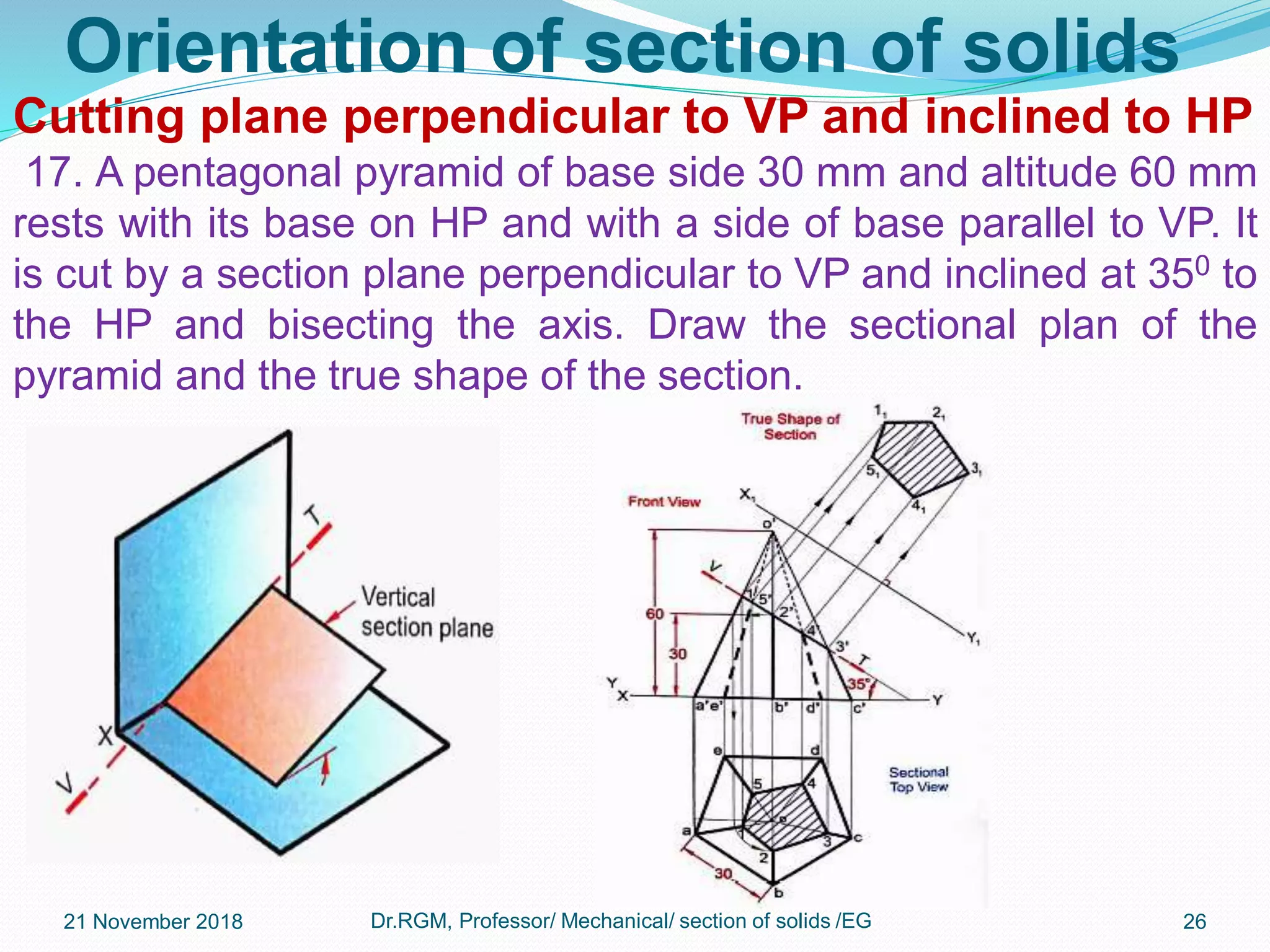 Unit iv section of solids | PDF