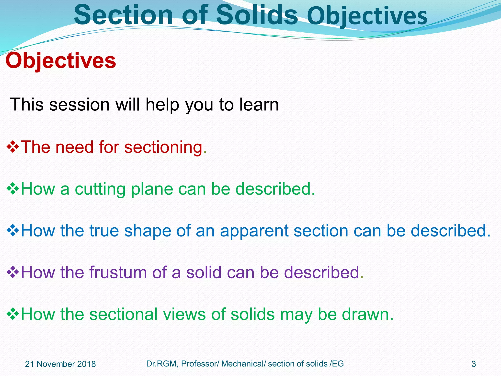 Unit iv section of solids | PDF