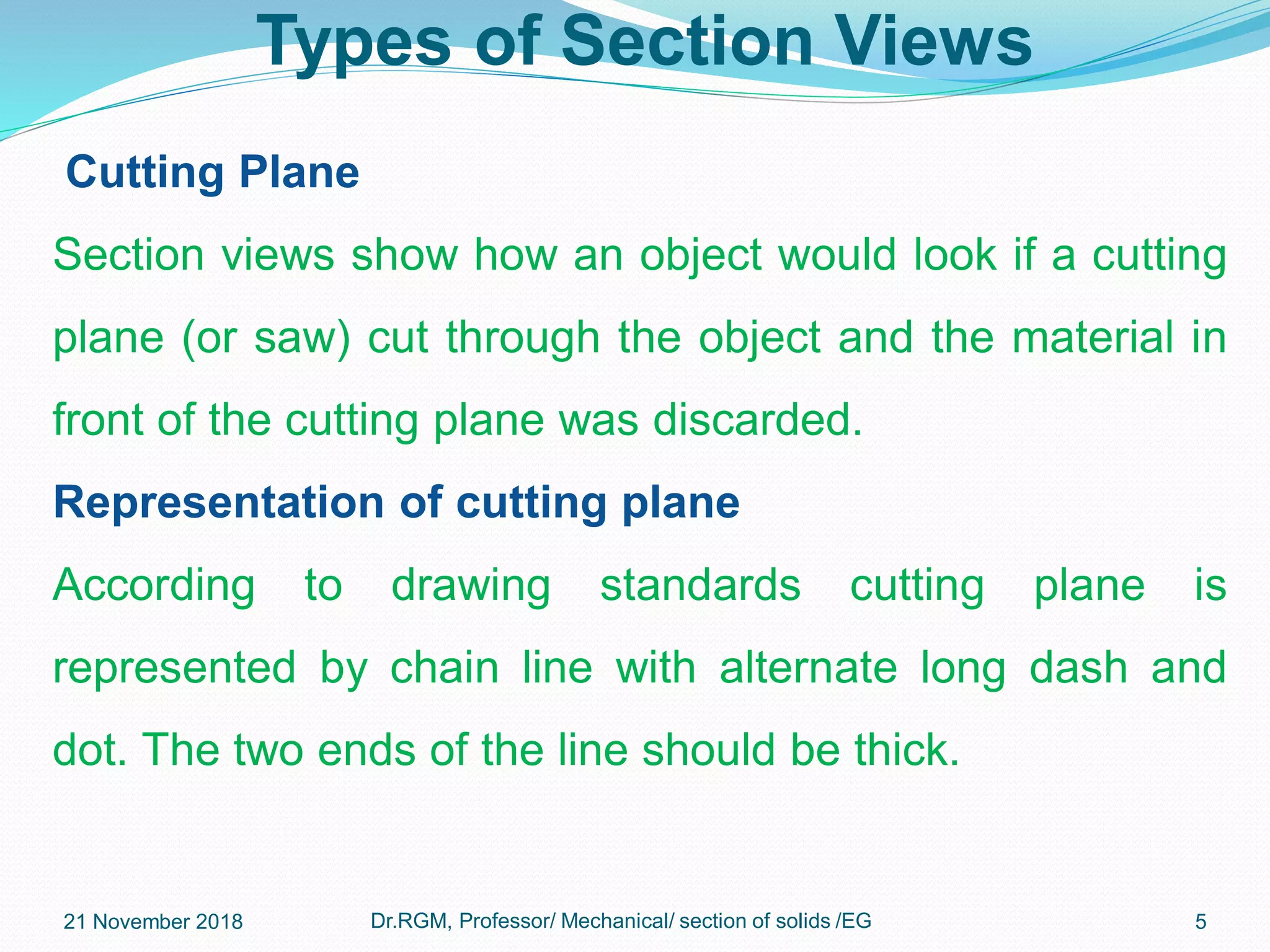Unit iv section of solids | PDF
