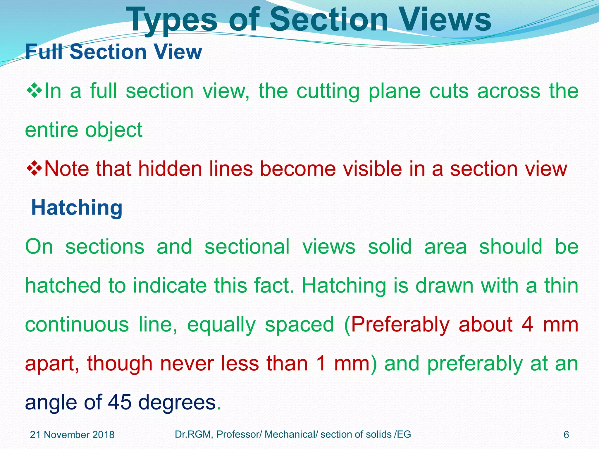 Unit iv section of solids | PDF