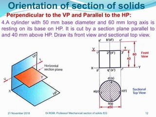 Unit iv section of solids | PDF