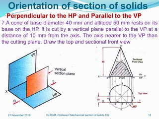 Unit iv section of solids | PDF