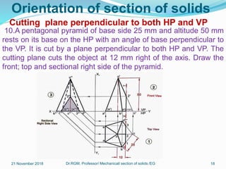 Unit iv section of solids | PDF