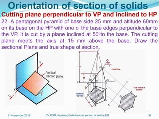 Unit iv section of solids | PDF