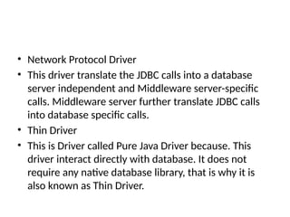 servlets sessions and cookies, jdbc connectivity | PPT